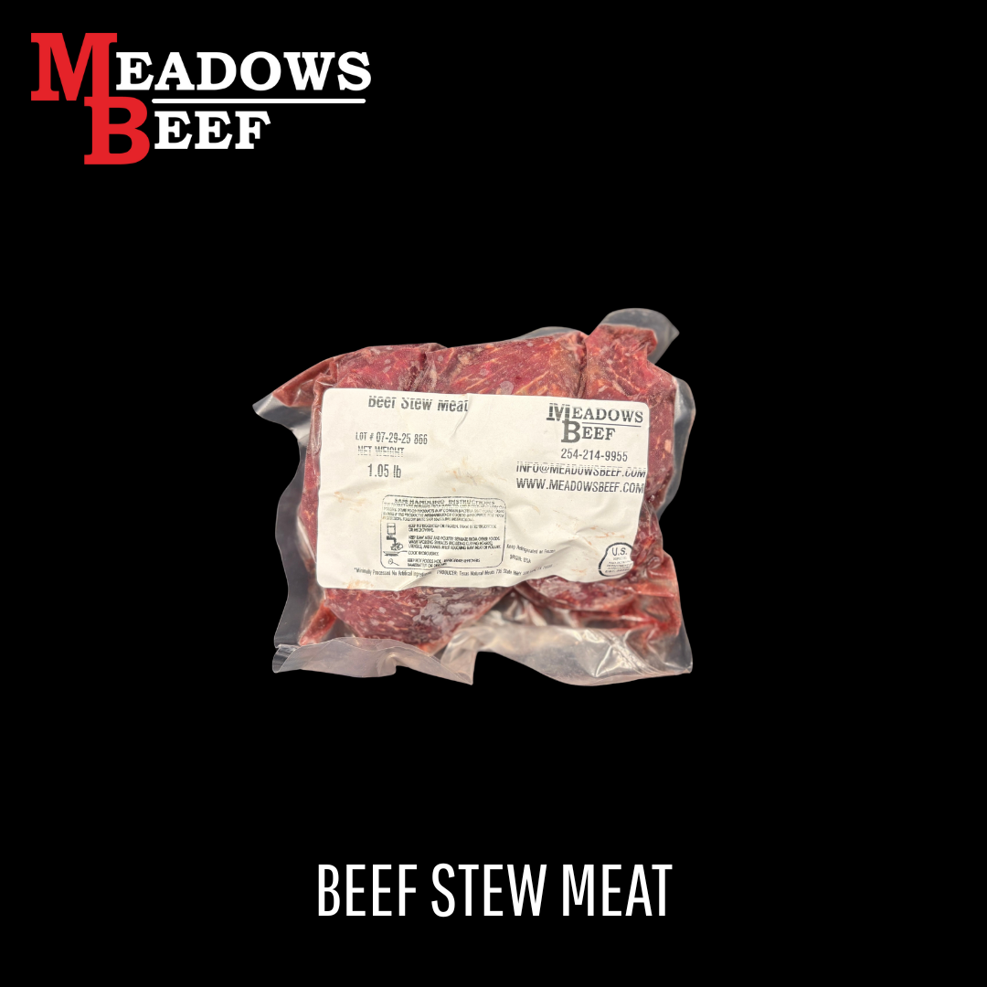 Grass-Fed Ground Stew Meat – Hearty & Flavorful | Meadows Beef